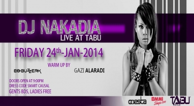50% discount-DJ Nakadia Tabu Juffair Bahrain